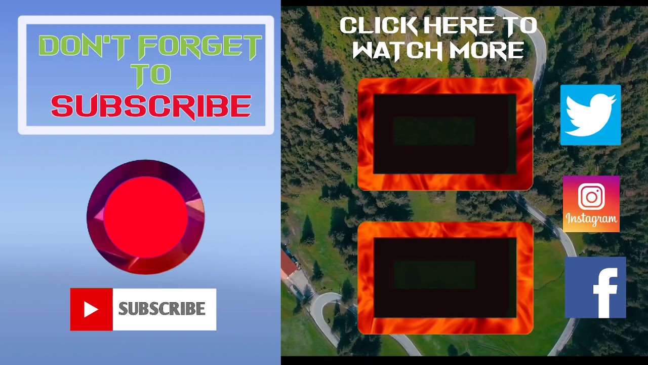 END SCREEN FREE FOR DOWNLOAD AND USE - YouTube