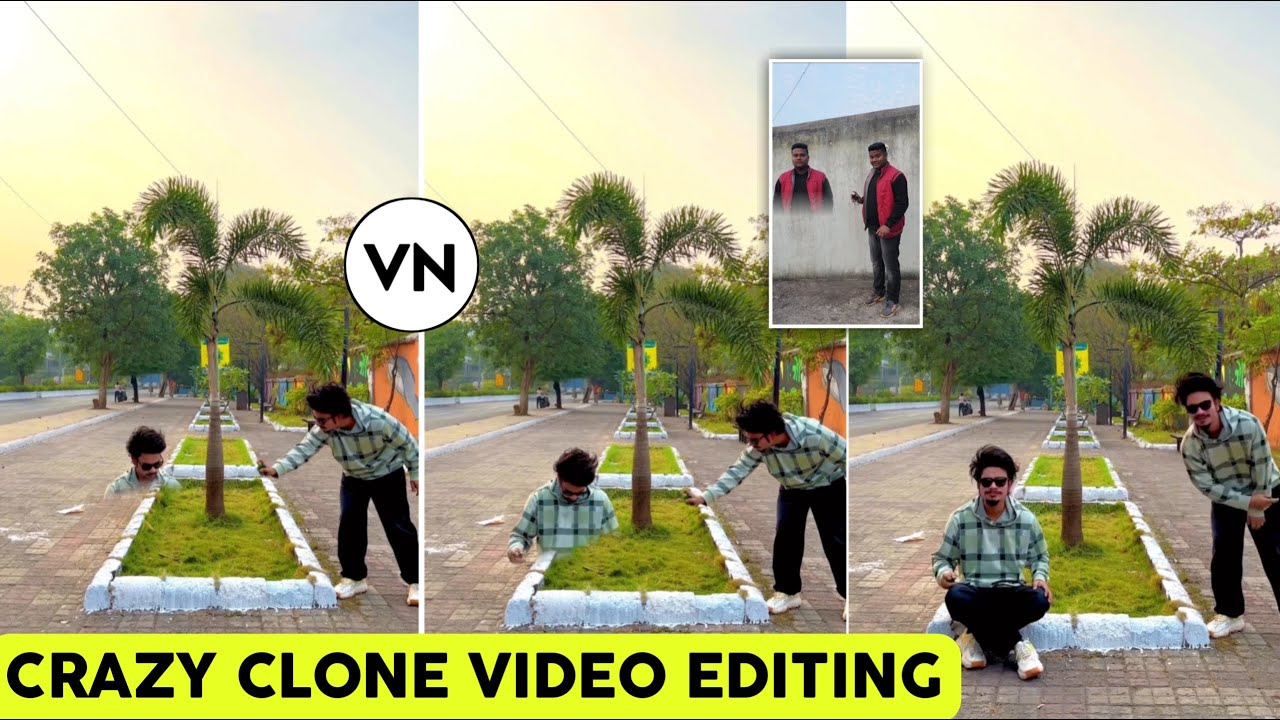 Crazy clone effect video editing || VN video editing || Double role ...
