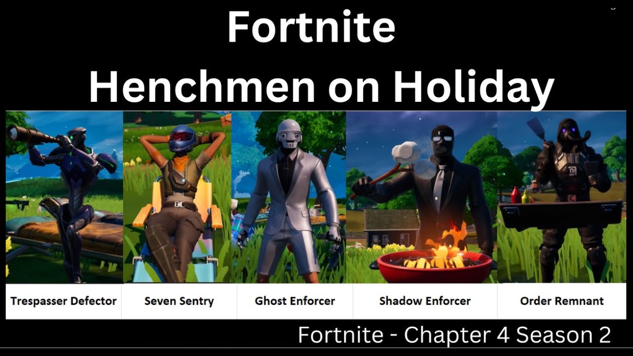 Fortnite Henchmen on a camping holiday - YouTube