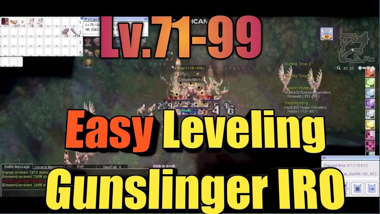 Gunslinger IRO: How to Leveling 71-100 In LOW-TI - YouTube