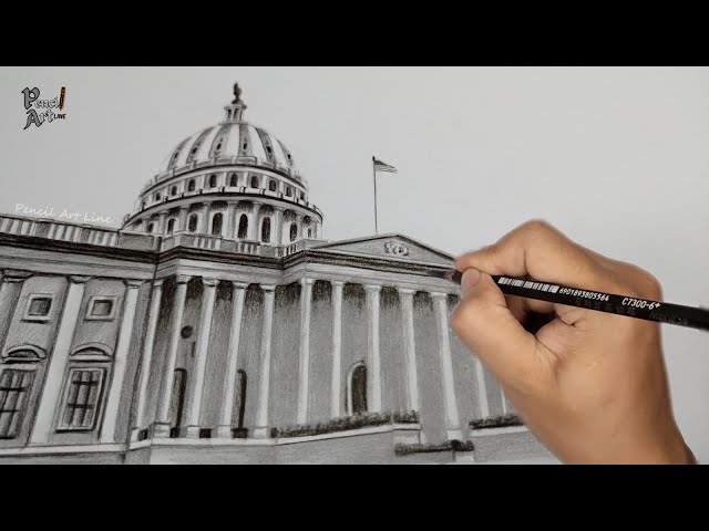 How To Draw A Government Building