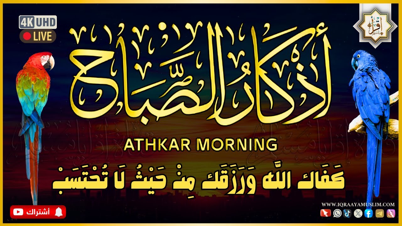 اذكار الصباح | ابدأ يومك بنور الله حماية شاملة 💚 Morning supplications ...