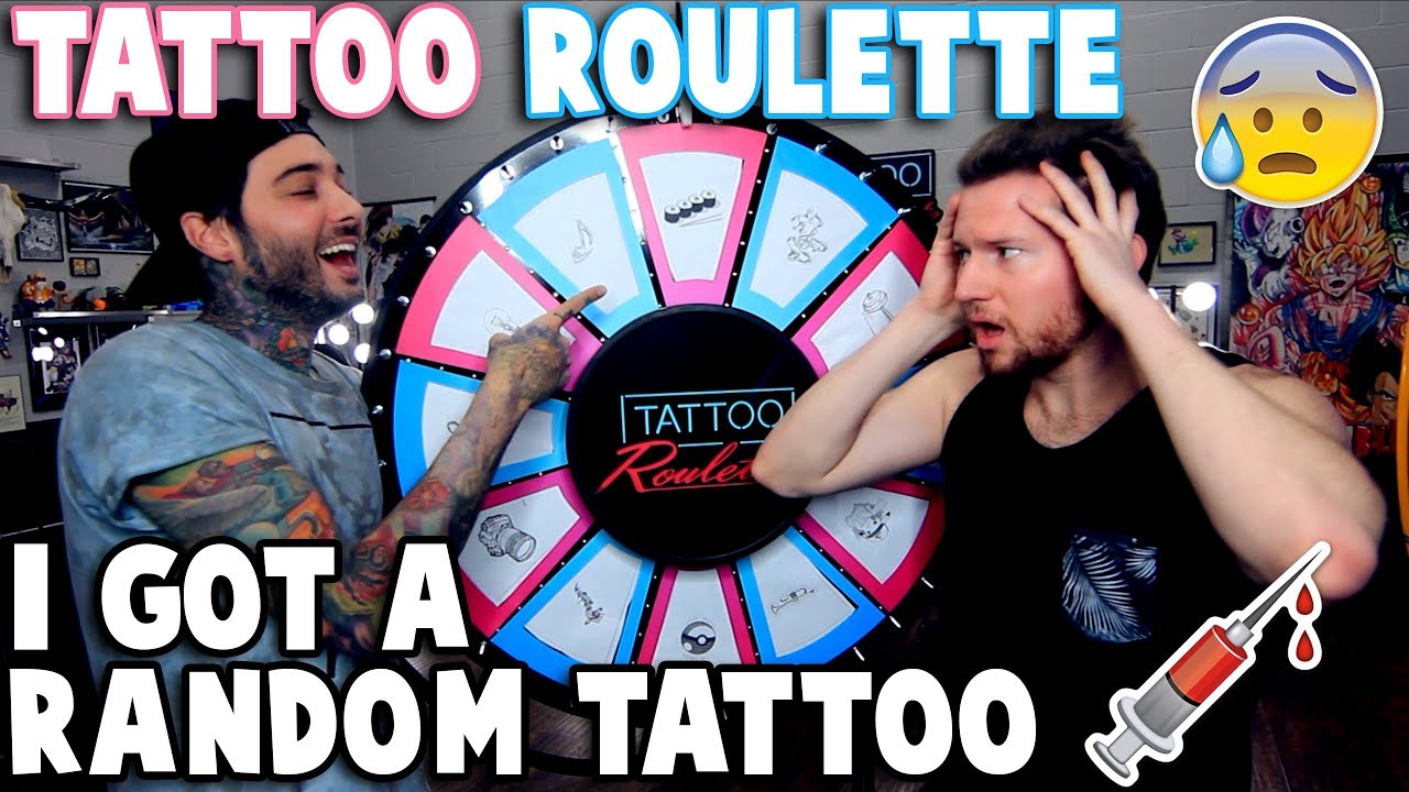 TATTOO ROULETTE (I Got a RANDOM Tattoo) - YouTube