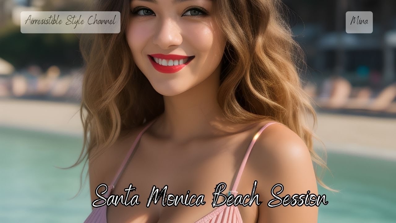 Ai Art Mina Week Santa Monica Beach Session 214 Lookbook Youtube