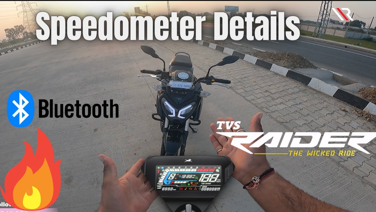 tvs raider speedometer and Bluetooth 🔥🔥😍 - YouTube