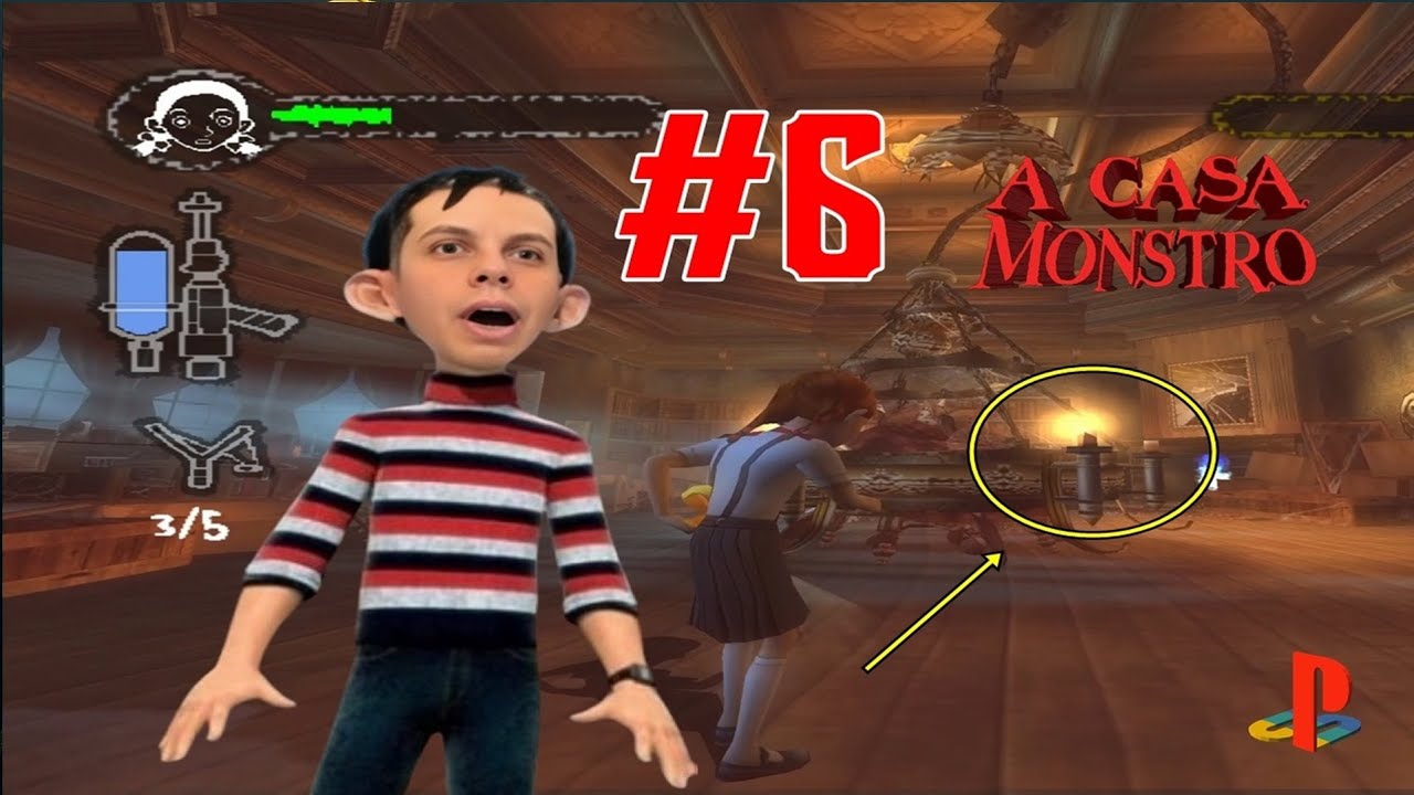 A Casa Monstro ps2 Part 6 - pt br - BOSS FIGHT - YouTube