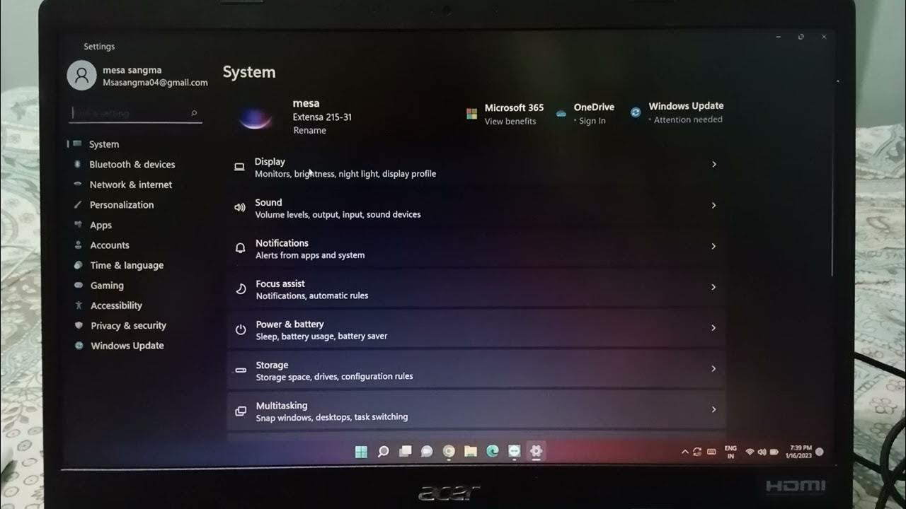 Acer laptop display resolution, how to change display resolution, Acer ...