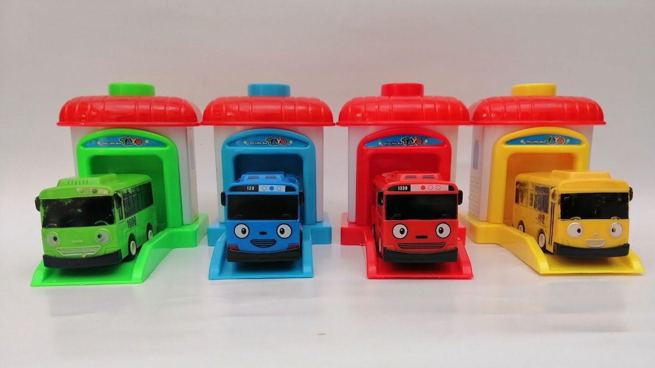 MAINAN MOBILAN BIS TAYO DILUNCURKAN I TAYO THE LITTLE BUS TOYS - YouTube