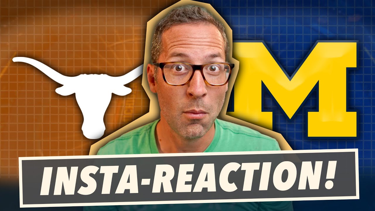 Texas STOMPS Michigan 31-12, our insta-reaction - YouTube