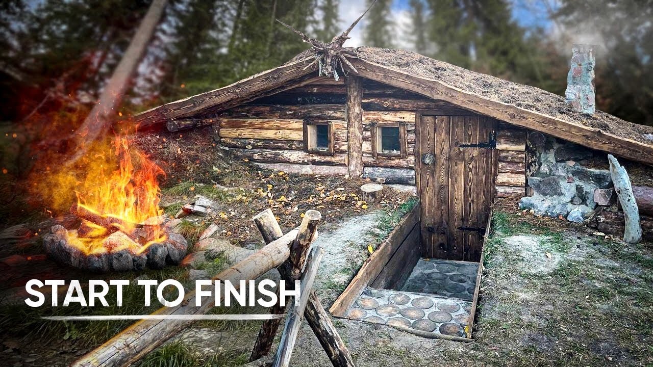 How to Build an Underground Shelter or dugout? All stages from start to ...