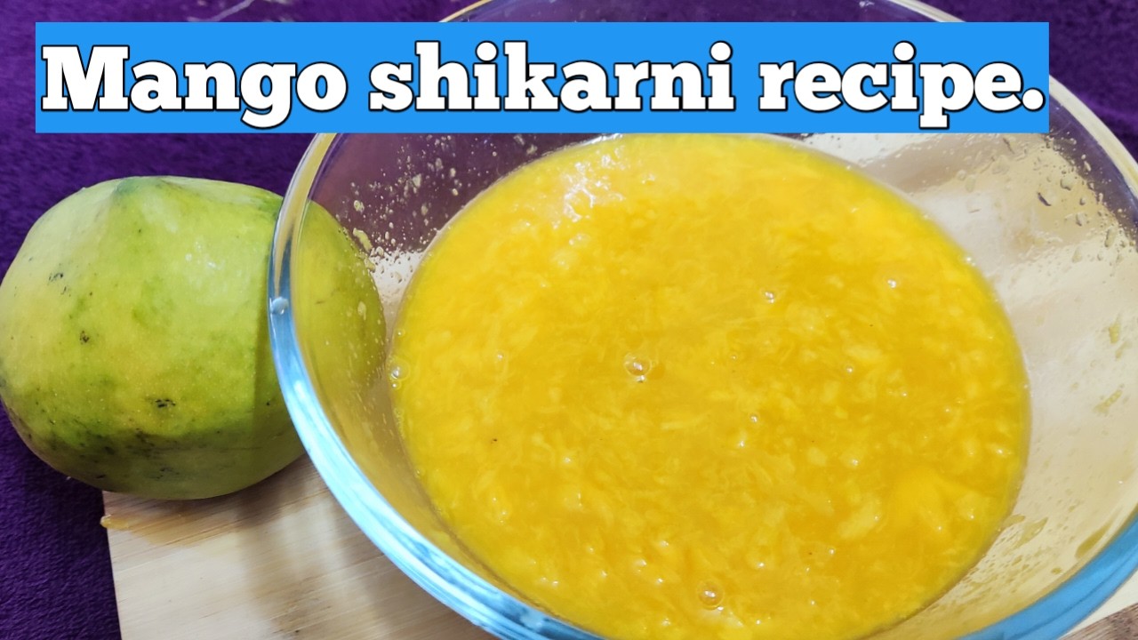 Easy Mango shikarni recipe# 🥭🥭Mango Shikarni with jaggery # - YouTube