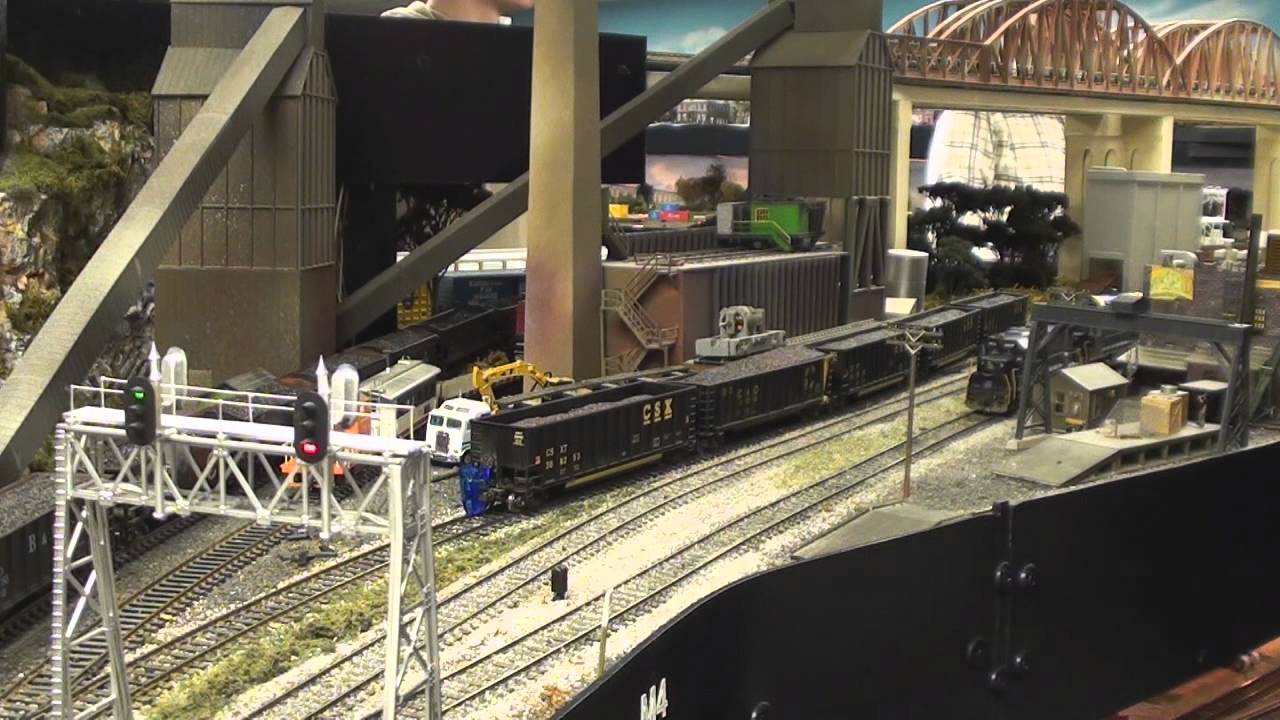 Layout Visit: Ho Scale Michigan Southern Op Session - YouTube