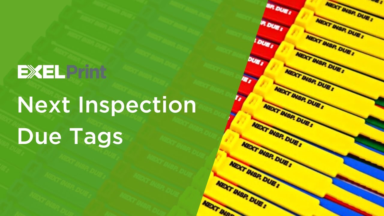 Next Inspection Due Tags - YouTube