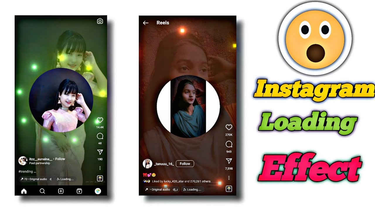 Instagram Loading Effect Kese Lagaye|| Instagram Viral Video Tutorials ...