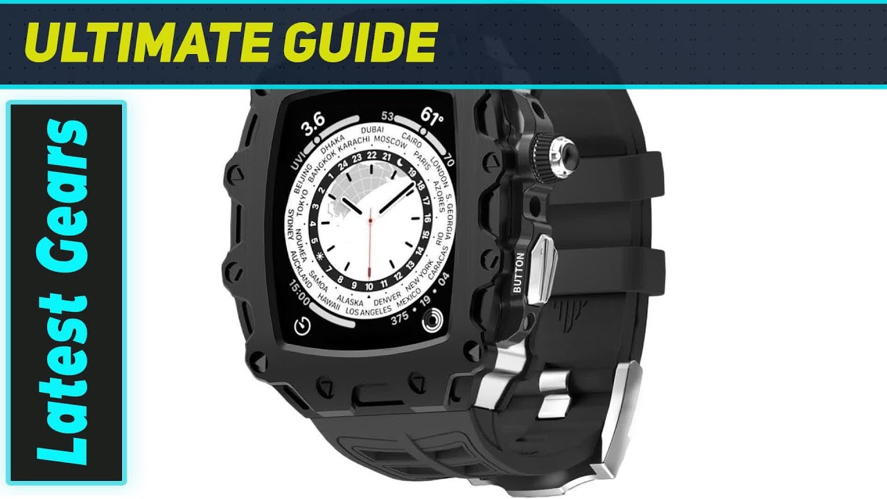 Ultimate Apple Watch Upgrade: Metal Case & Rubber Band Mod Kit - YouTube