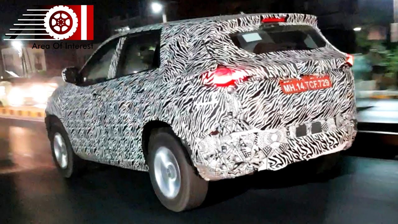 2019 Tata H7X SUV Spy Video | 7 Seater Harrier | Caught on Test ...