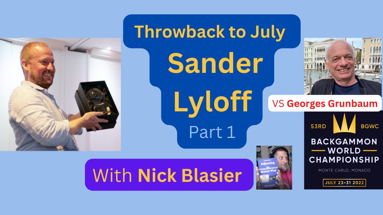 Sander Lylloff v Georges Grünbaum w Nick Blasier commentary - YouTube