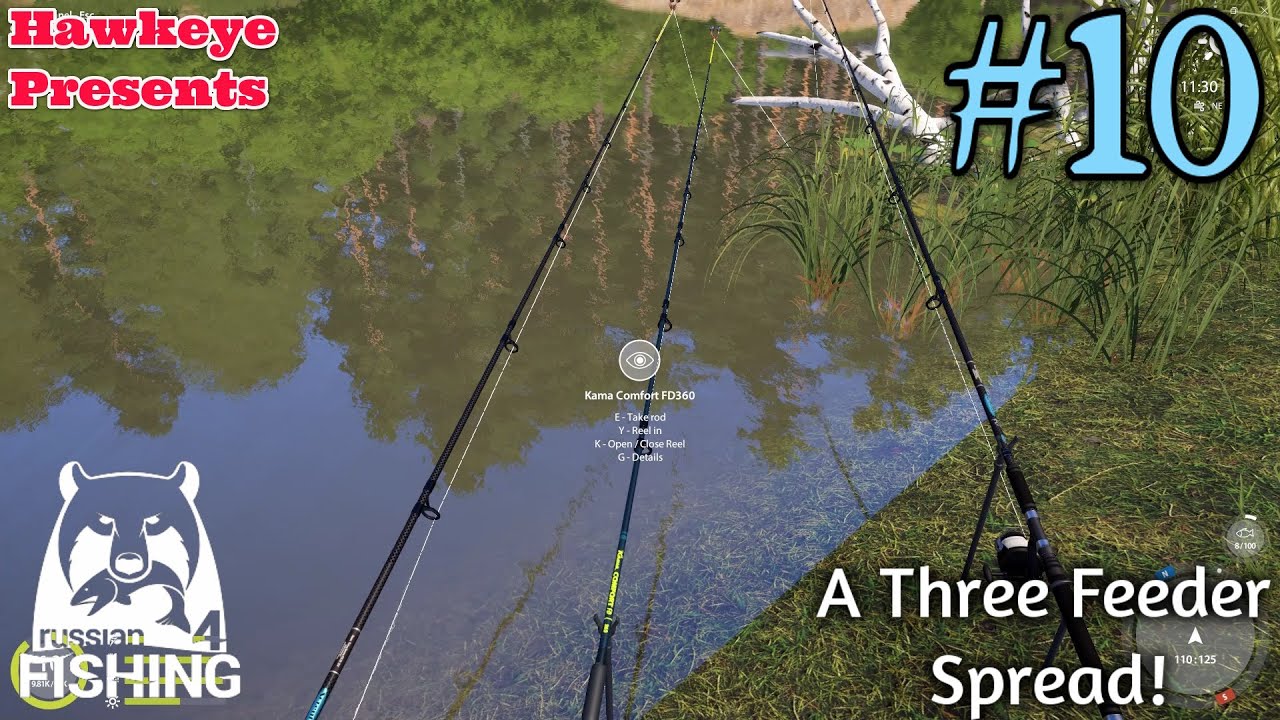 Russian Fishing 4 - REVISITED - #10: A Three Feeder Spread! - YouTube
