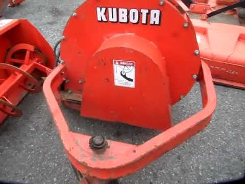 GovDeals: Kubota PTO Blower Attacment - YouTube