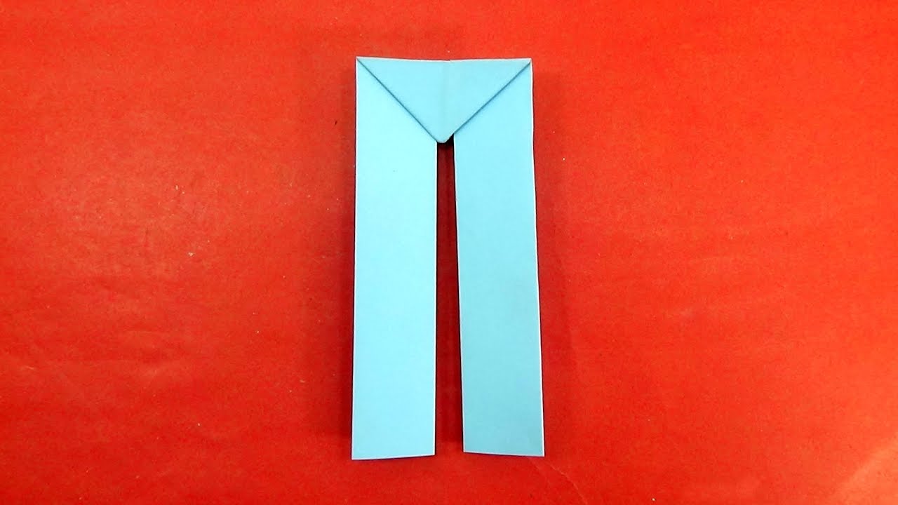 DIY Crafts Origami Paper Pant - How To Make Easy Origami Paper Pant And ...