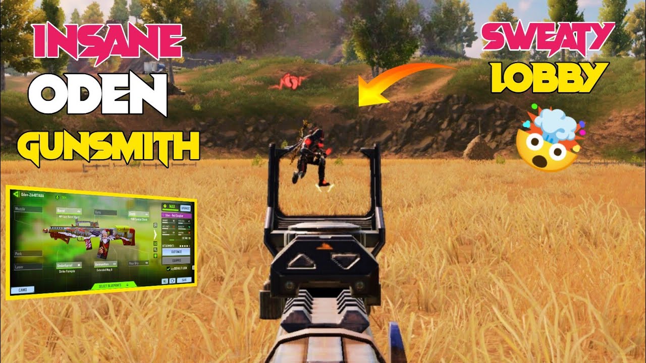 ( 0 Recoil + Red Dot ) Best ODEN Gunsmith/loadout Ever🤯 | oden gunsmith ...