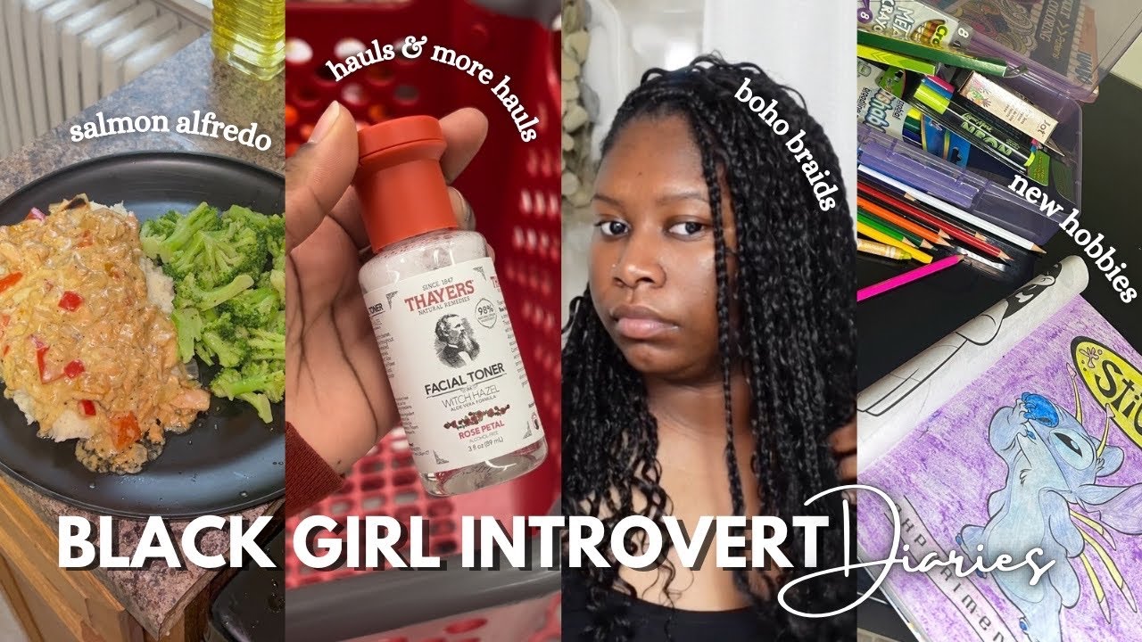 Black Girl Introvert Diaries ep. 20 | self care, vitamin restock, Q&A ...