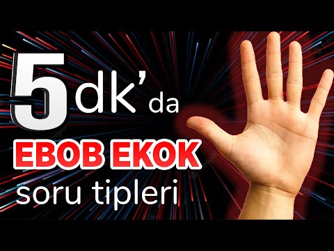 5 DAKİKADA EBOB EKOK Soru Tipleri #YKS2023 #Matematik