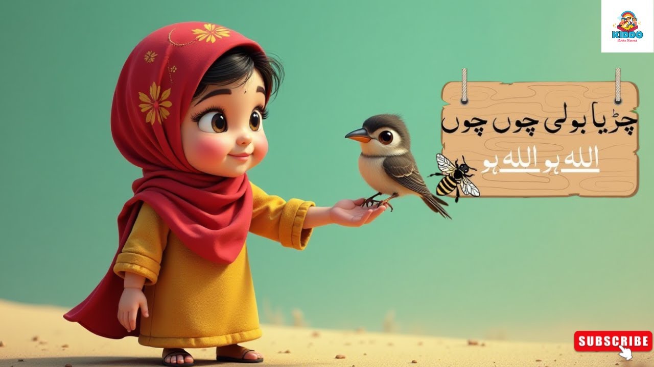 chiriya boli choo choo Allah hu Allah hoo | Islamic poem for kids - YouTube