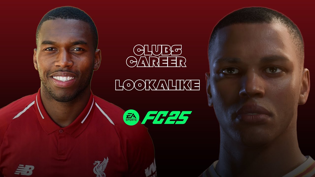 How to create DANIEL STURRIDGE in EA FC 25 - TUTORIAL Face Creation ...