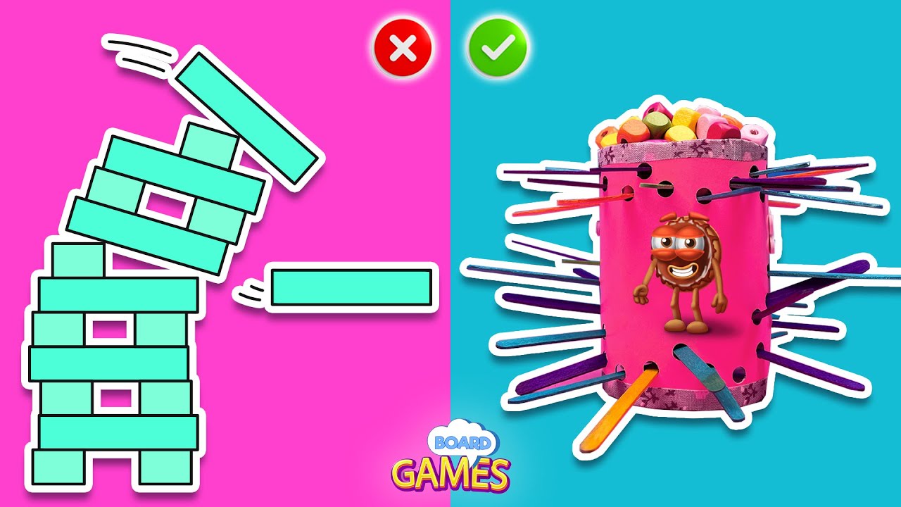 DIY Trick Sticks Game | Handmade Ball Drop Tabletop Game | Dexterity ...