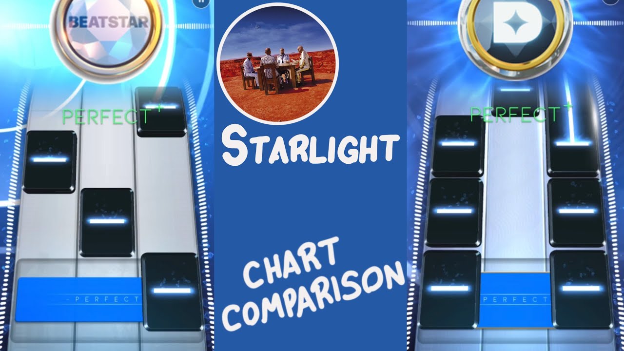 [Beatstar] Starlight - Muse // Chart Comparison (Standard vs Deluxe ...