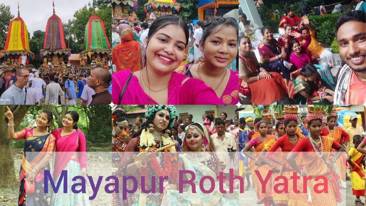 Mayapur Roth Yatra 🙏🥰 ️#bangla ||vlog||@TheBongGuyOfficial ||kritika ️ ...
