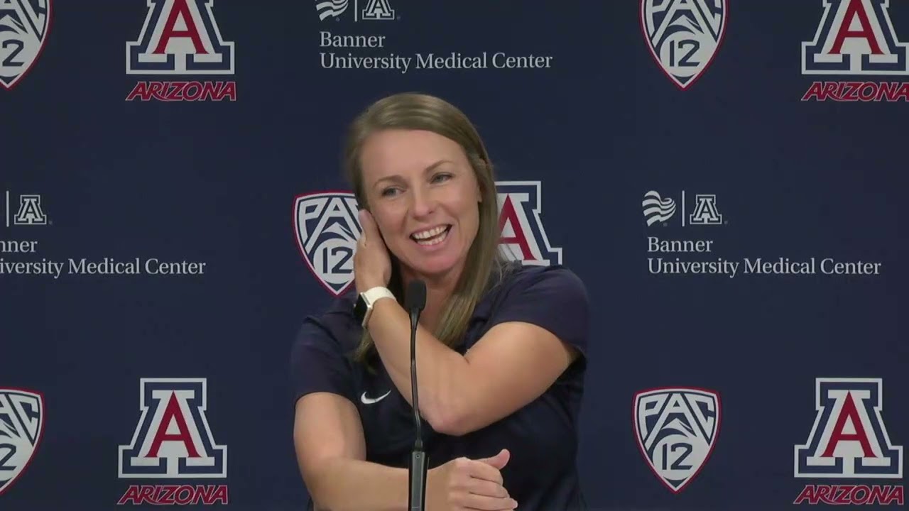 Arizona Softball Press Conference - Caitlin Lowe - YouTube