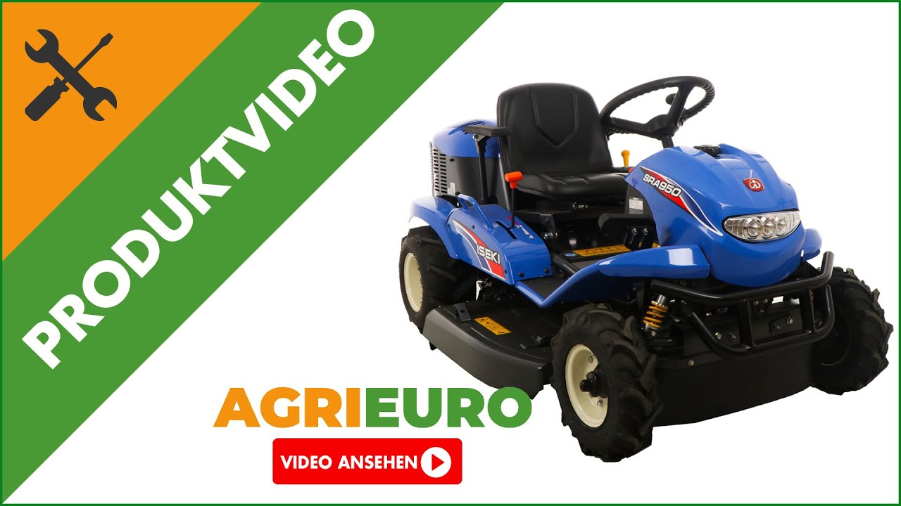 Produktvideo Hochgras-Rasentraktor Iseki SRA 950A 2wd Kawasaki Motor ...