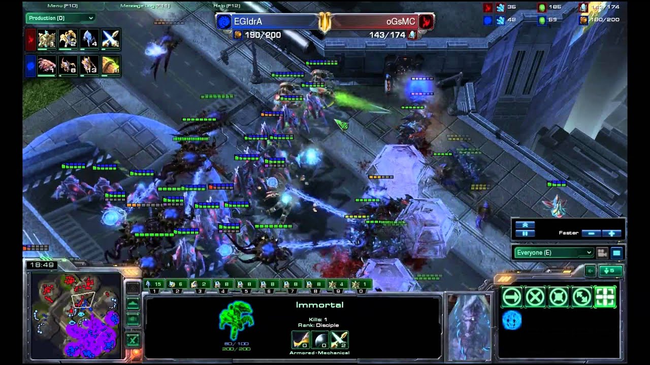 (HD) EGIdrA vs oGsMC g1p2 dreamhack Starcraft 2 - YouTube