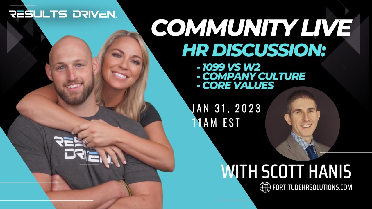 Community Live - HR Discussion with Scott Hanis - YouTube