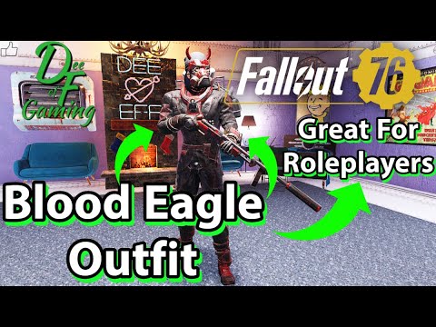Fallout 76 Blood Eagle Outfit Great For Roleplayers! - YouTube