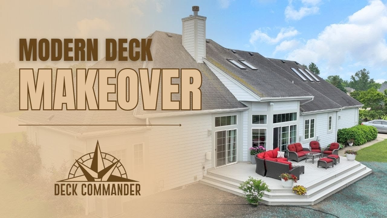 Deck Commander Before/After Modern Deck Makeover - YouTube