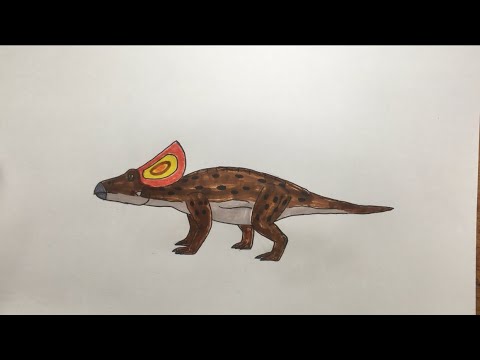 Cách vẽ khủng long Protoceratops/ How to draw Protoceratops - YouTube