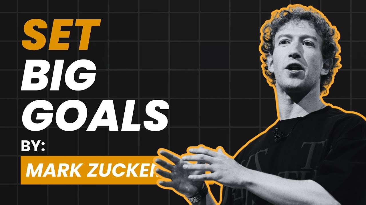 Set big goals and go after them with everything you've got. #zuckerberg ...