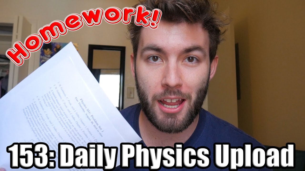 I Got My First Homework Assignments For Physics Gradschool! - YouTube