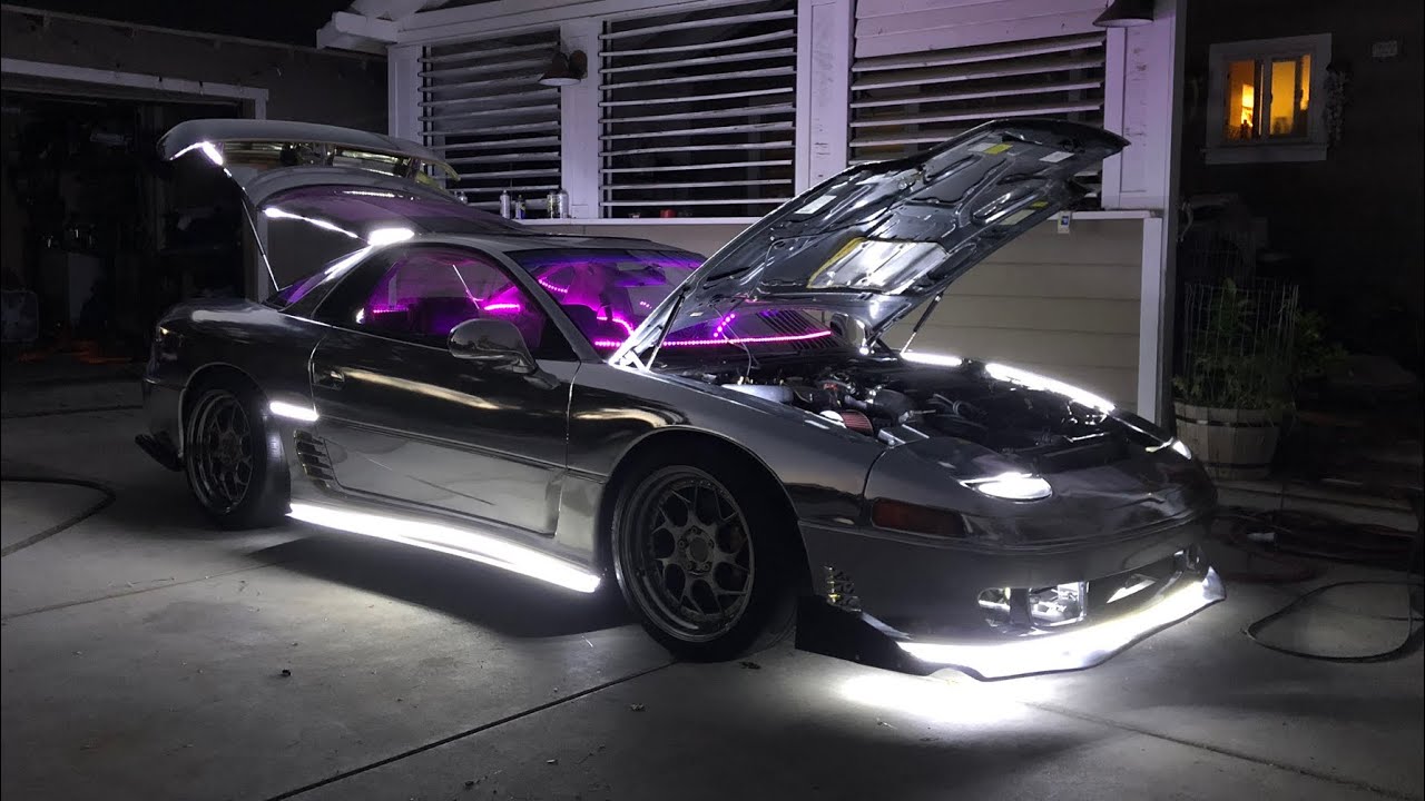 MITSUBISHI 3000 GT VR4 Ultimate LED Mod | Real Life Midnight Club - YouTube