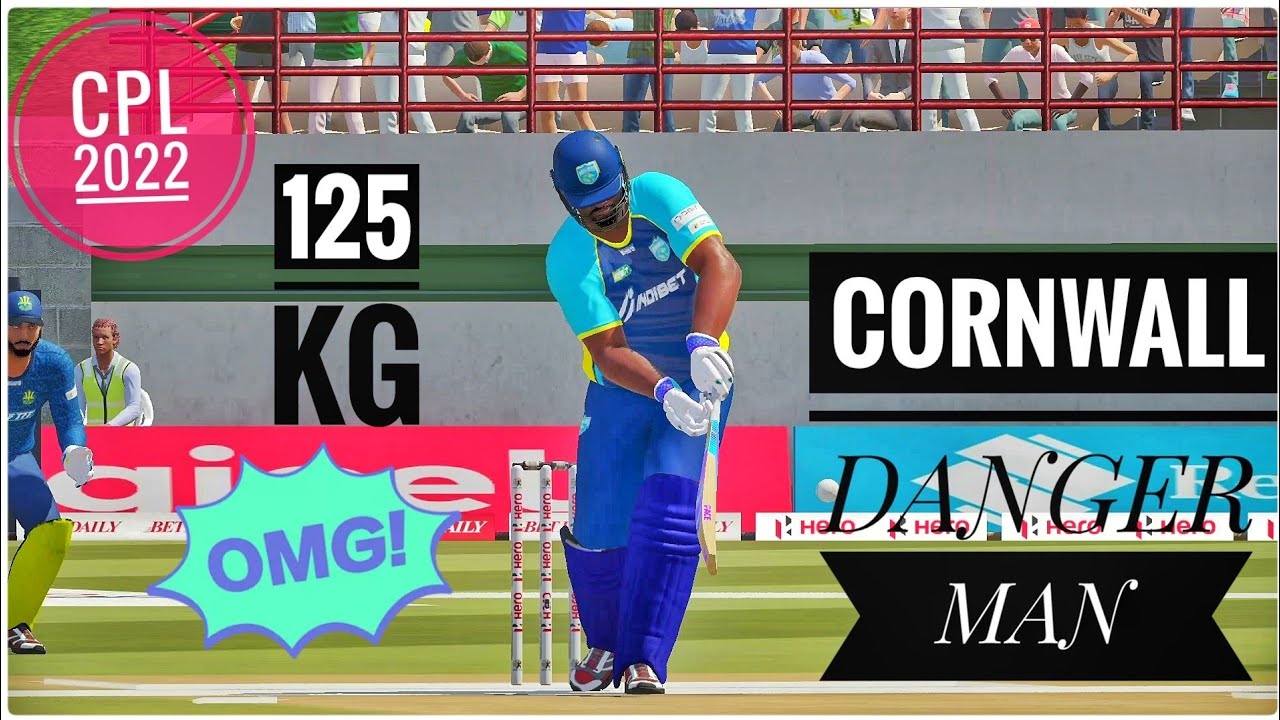 CRICKET 22 : CPL 22 GAMEPLAY R.CORNWALL & T.DAVID - BATTING | Cricket ...