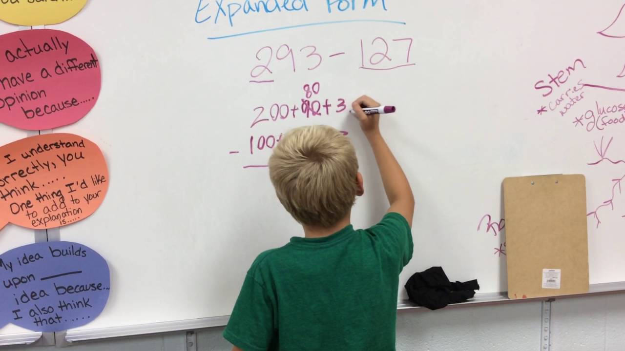 Expanded Form Subtraction YouTube