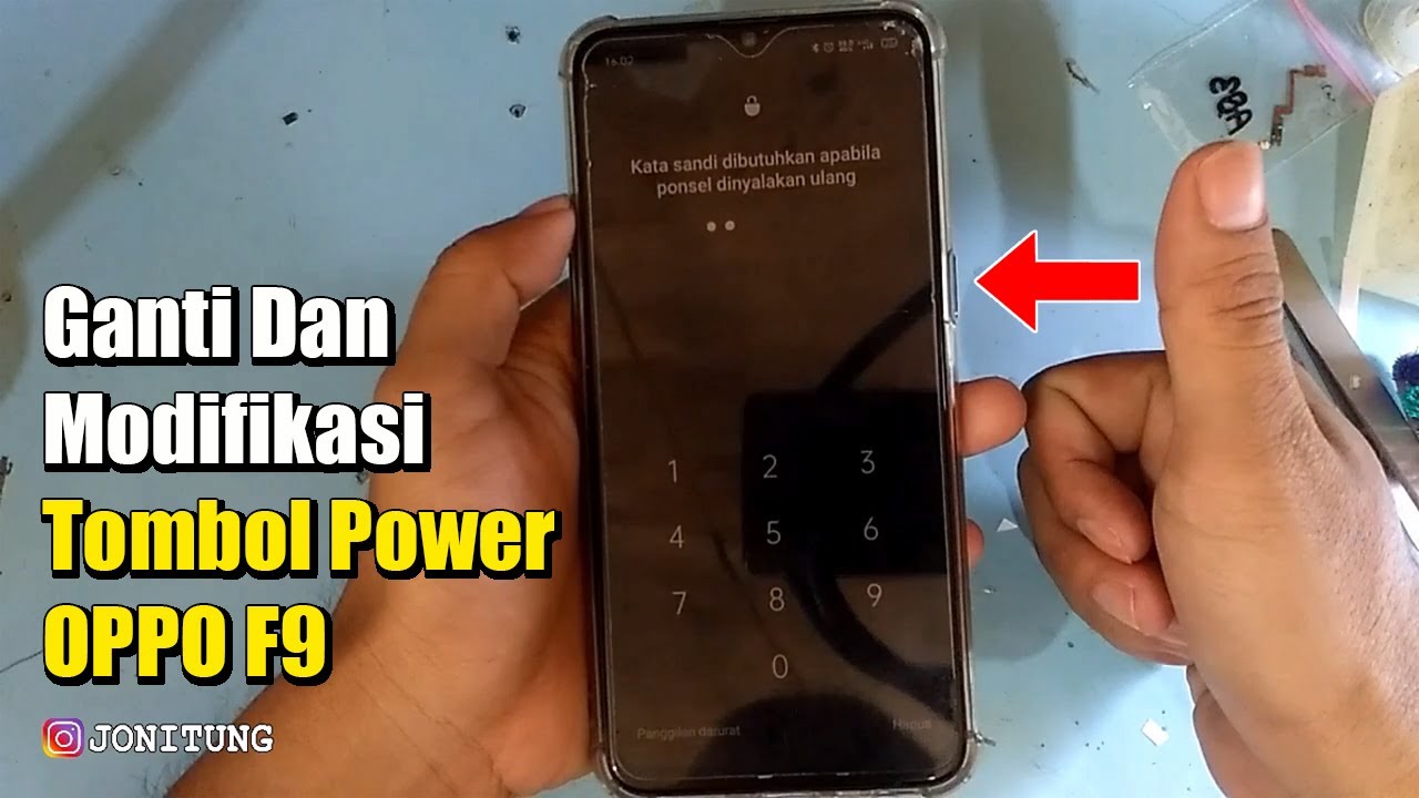 Tutorial Ganti Dan Modifikasi Tombol Power OPPO F9 - YouTube