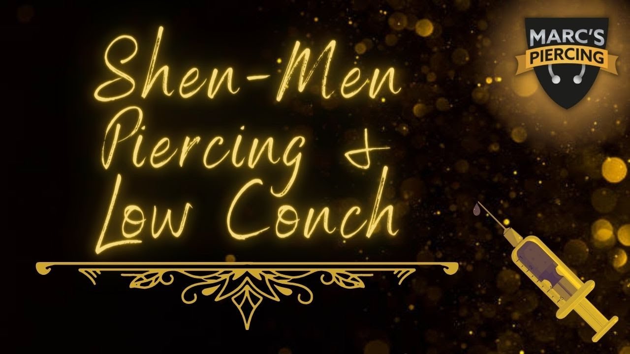 LOW CONCH & SHEN-MEN PIERCING - Extraordinary Rook gegen Angst und ...