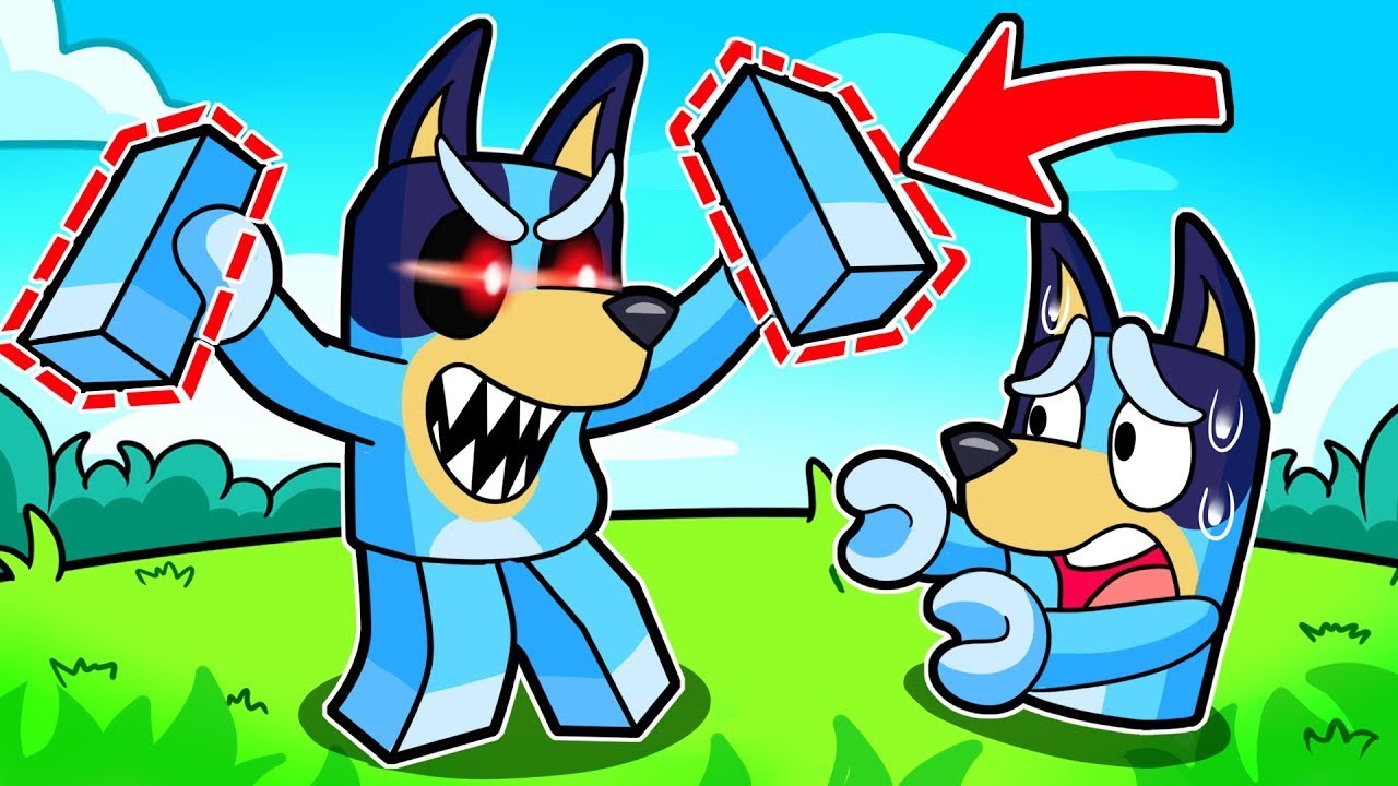 ¡BLUEY EXE LE ROBA LAS PARTES DEL CUERPO a BLUEY en ROBLOX! 😱 - YouTube