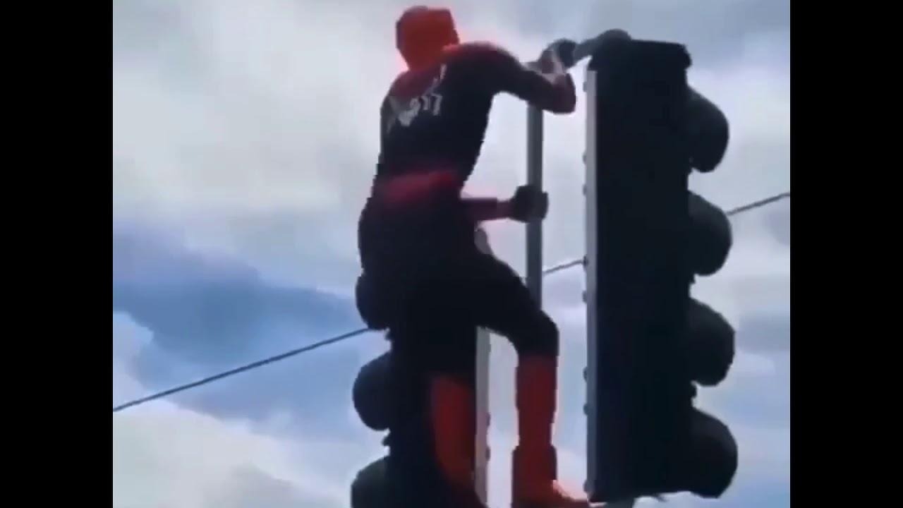 Spiderman on a pole - YouTube