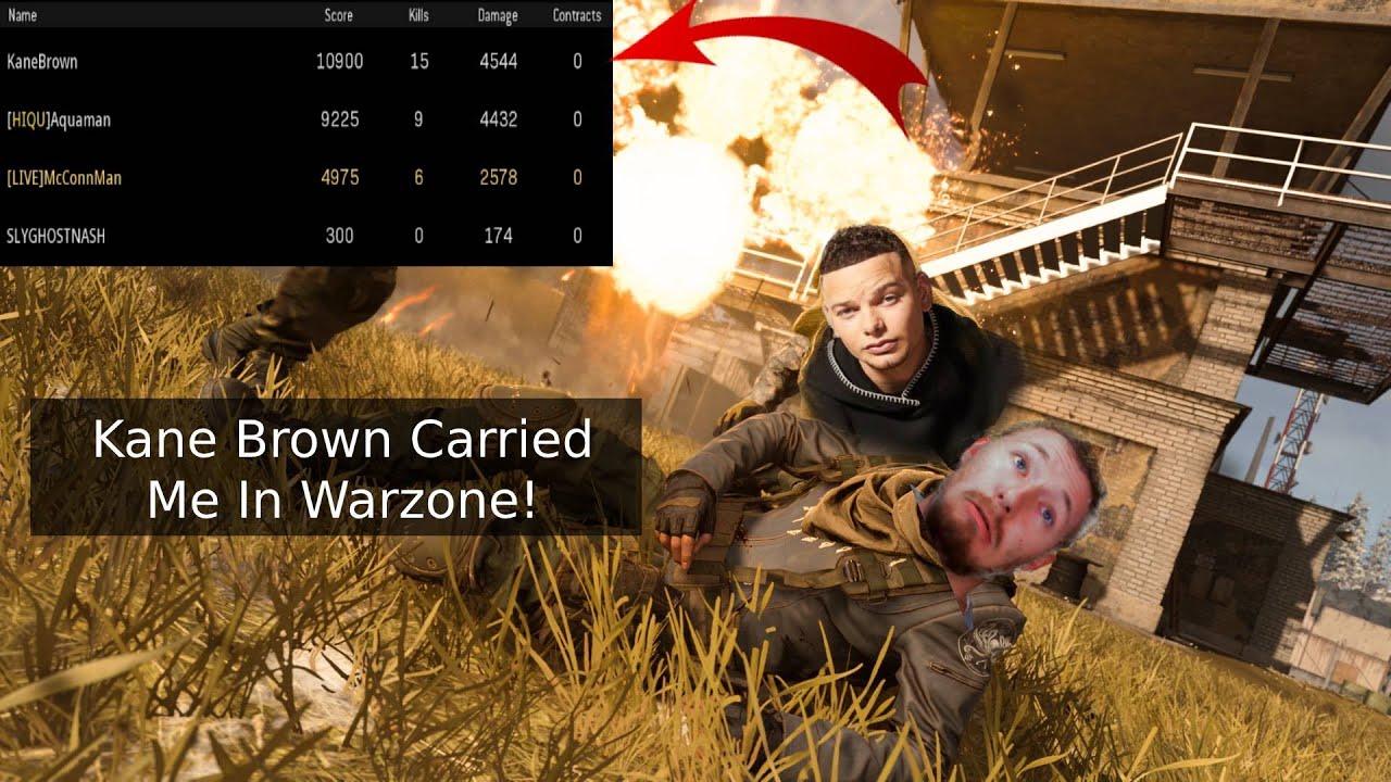 I played Warzone With Kane Brown and He Carried Me.. - YouTube