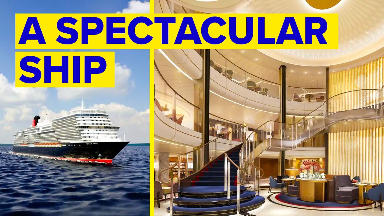 Queen Anne FULL Ship Tour - A Brand New Ship by Cunard - YouTube